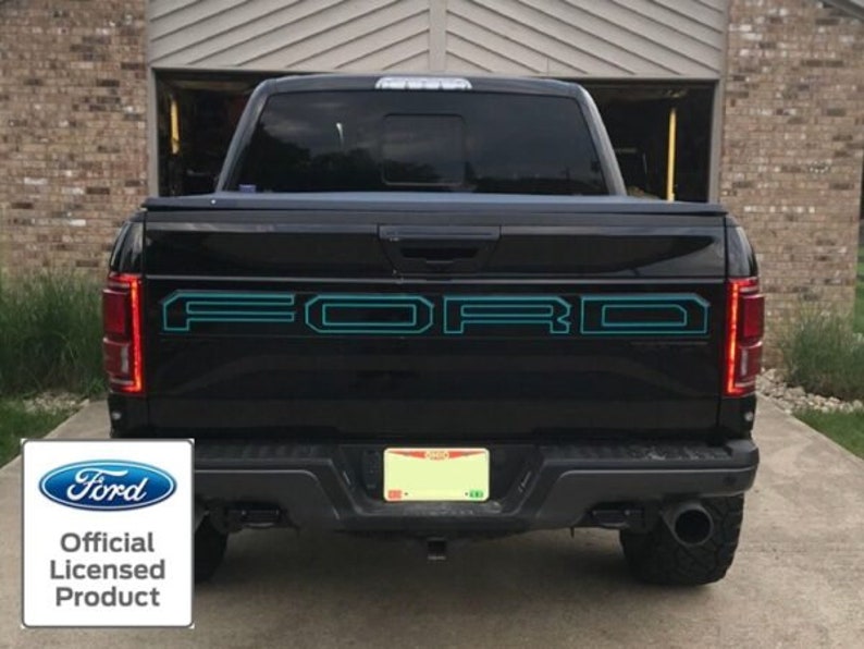 2017-2020 Reflective Ford Raptor Tailgate Letter Outlines - Etsy