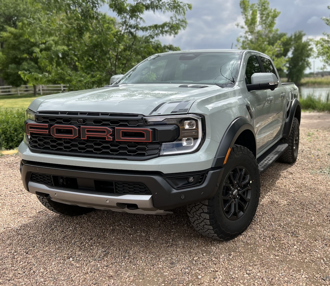 2024-2026 Ford Ranger Raptor Grill Letters With Outlines - Vinyl Decals ...