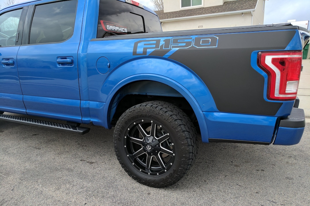 2015-2020 Ford F-150 Bed Graphics With F150 Logo Vinyl Decals - Etsy