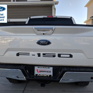 2018-2020 Ford F-150 Tailgate Letter F150 Vinyl Inserts Decals Stickers ...