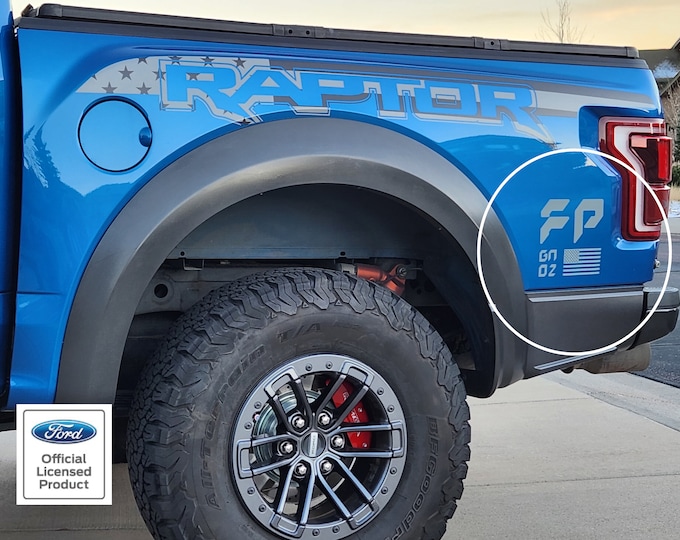 Ford Raptor (gen 1, 2, & 3) - Ford Performance FP Truck Decal American ...