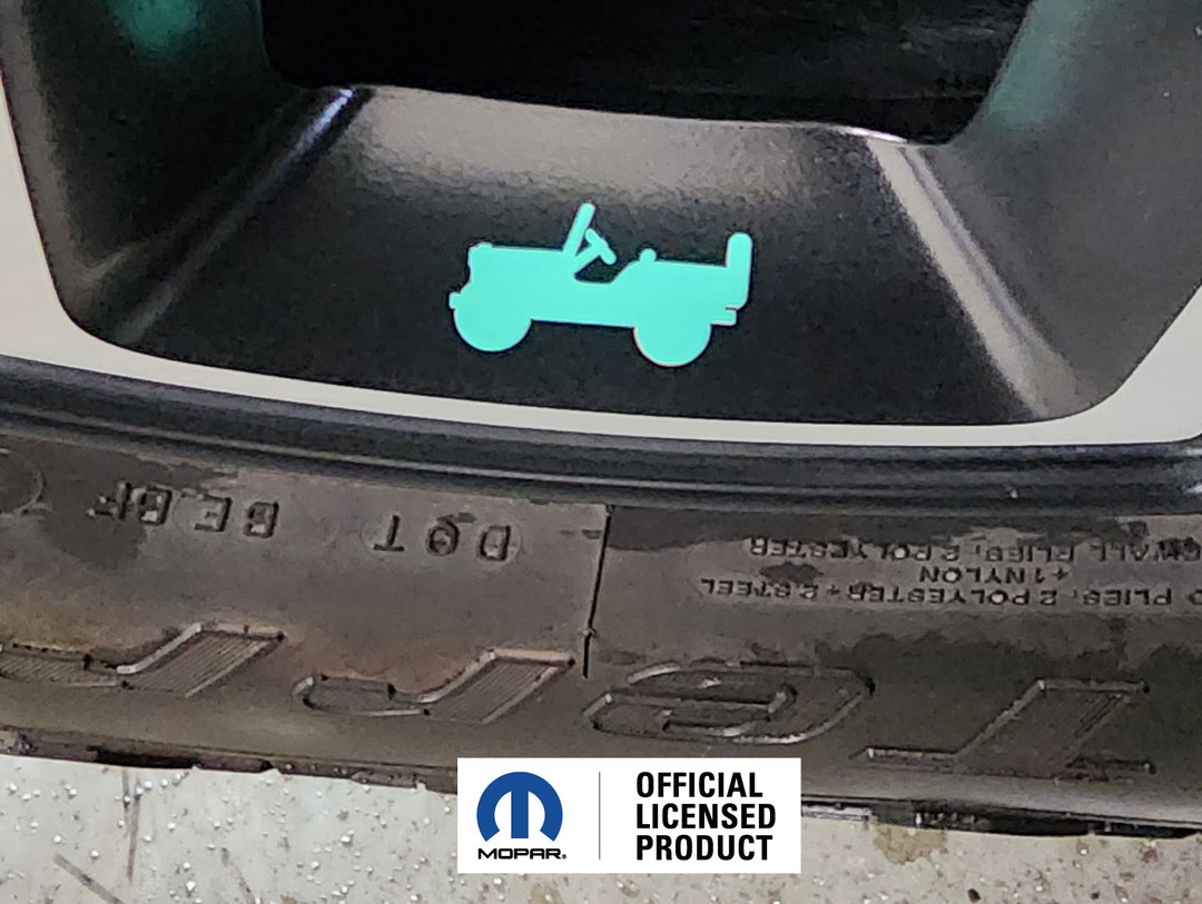 Fits 2018-2025 JEEP Gladiator Rubicon Rim/wheel Stickers (set of 5) G ...