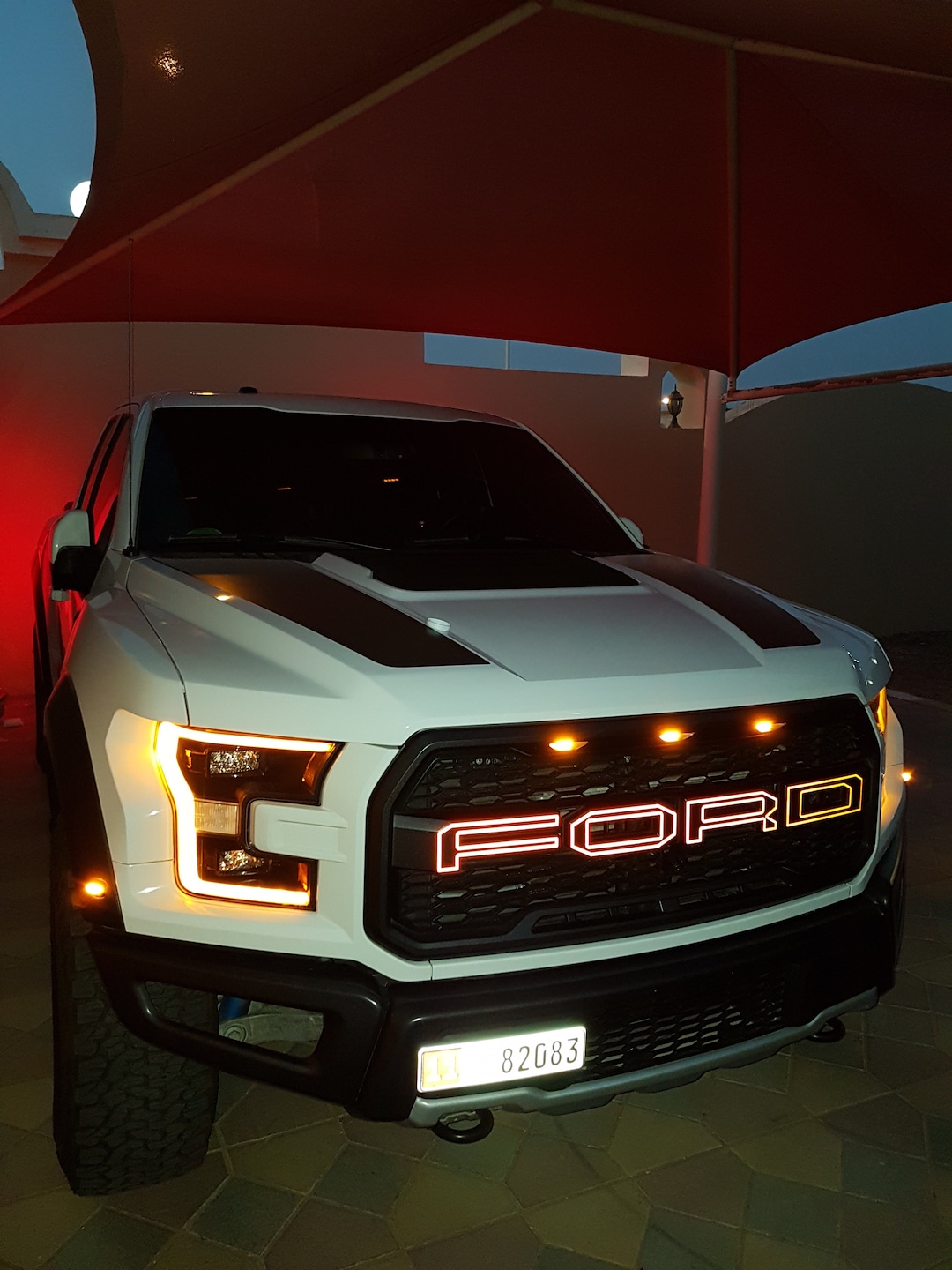 2017-2020 Reflective Ford Raptor Grill Letter Outlines - Etsy