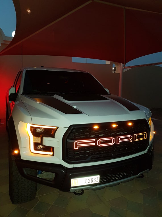 2017-2020 Reflective Ford Raptor Grill Letter Outlines - Etsy Australia