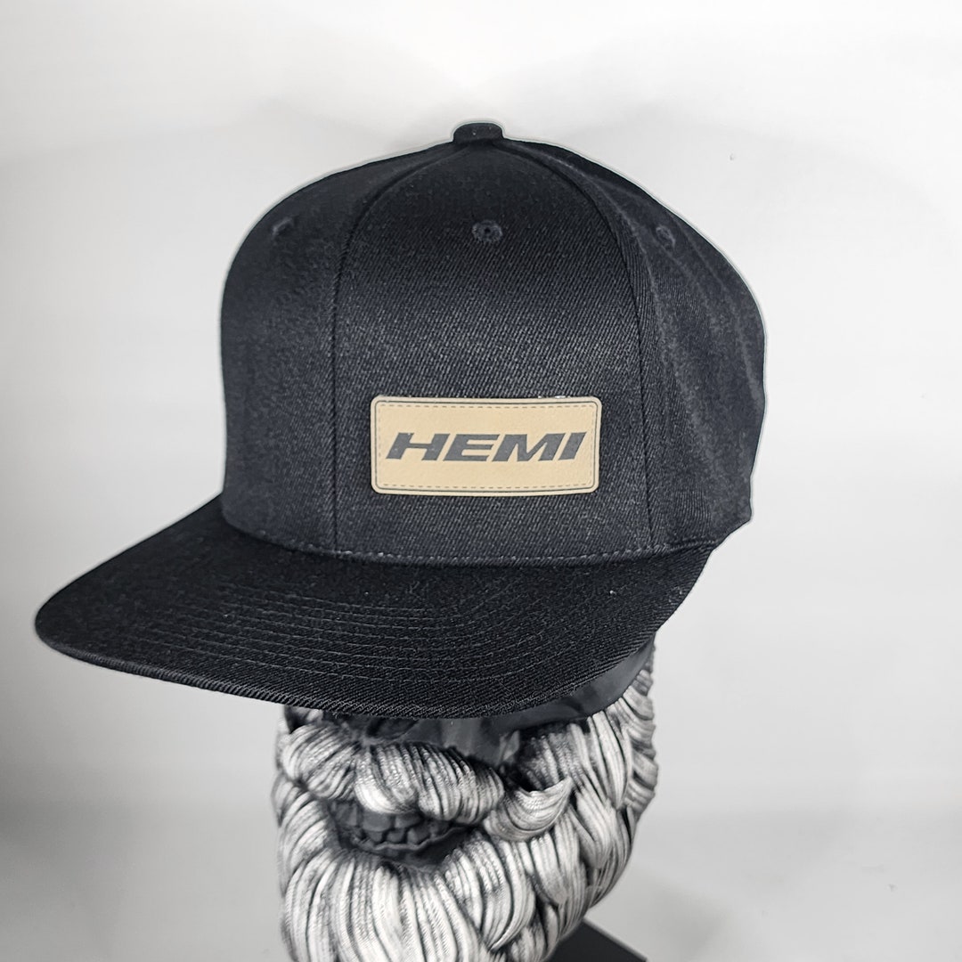 New Side Hemi Hat Flexfit 110 Snapback Leatherette Hat Patch - Etsy