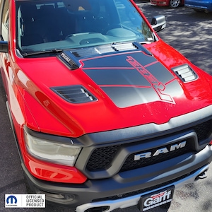 Fits 2019-2025 Dodge Ram Rebel Vinyl Hood Graphics With Rebel V2 - Etsy