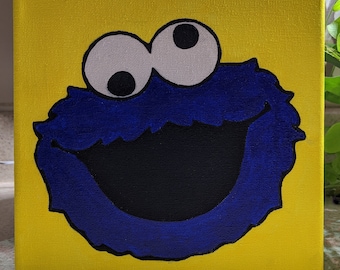 Cookie Monster Face Paint