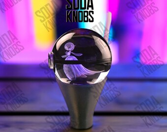 Mega Rayquaza Crystal Pokeball Shift Knob Your Drive,yourdesign Crystal ...