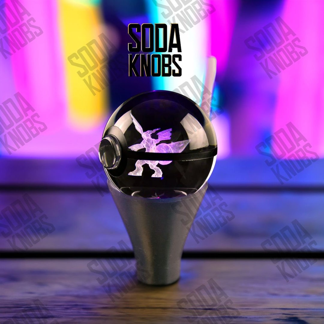Zekrom - Crystal Pokeball Shift Knob - Your Drive, your design! Crystal ...