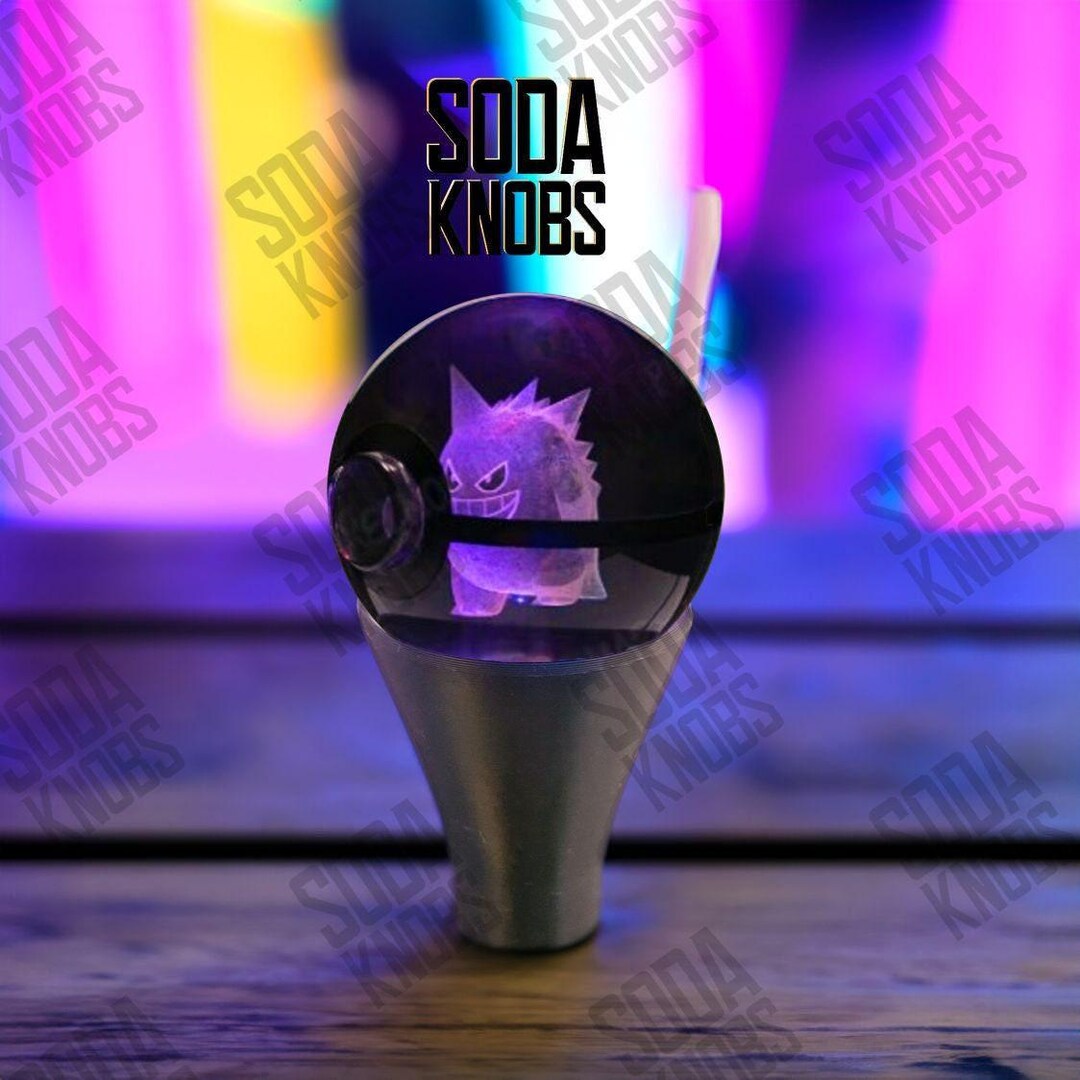 Gengar - Crystal Pokeball Shift Knob - Your Drive, your design! Crystal ...