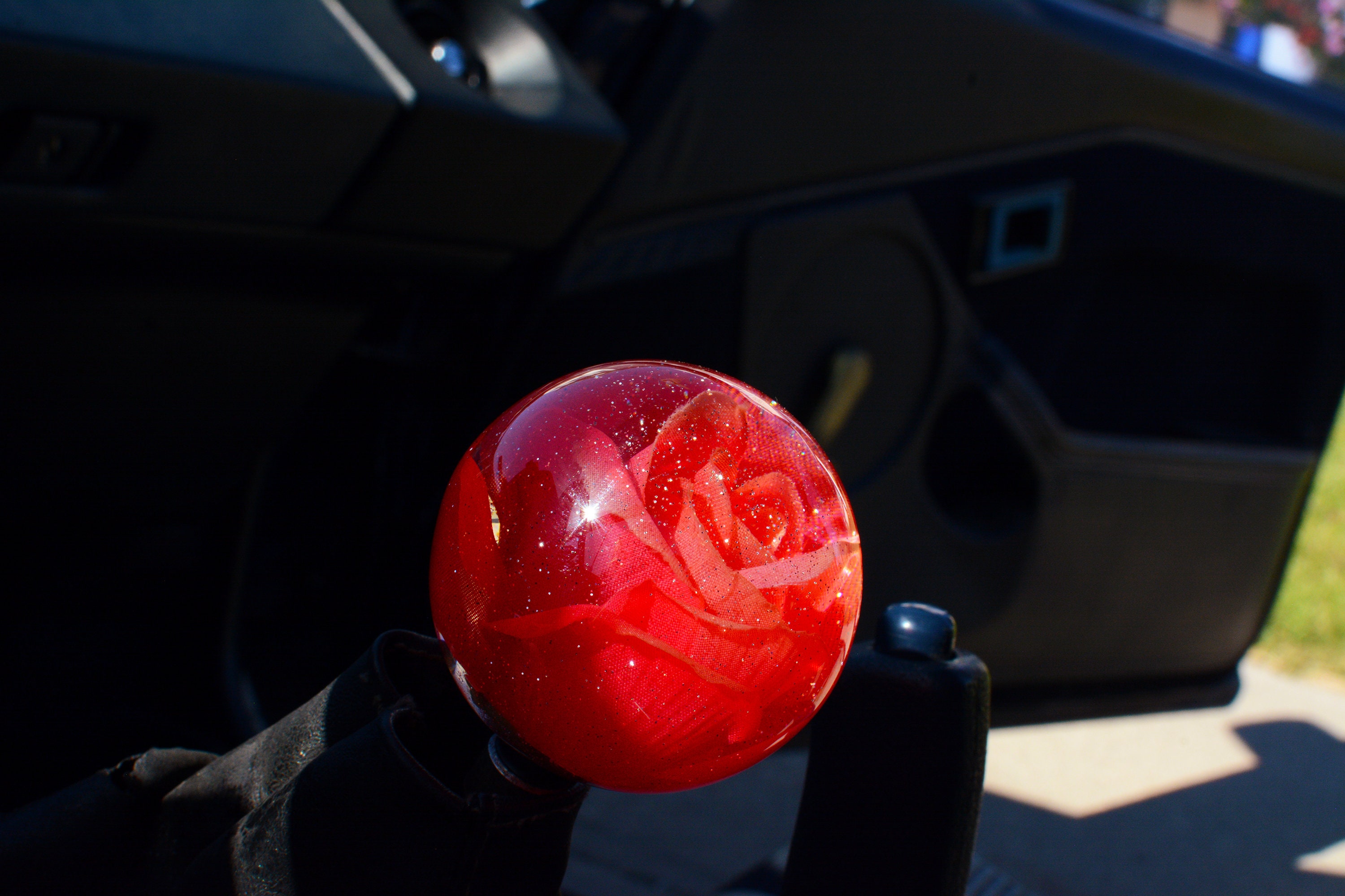 RED ROSE Shift Knob UNIVERSAL - Etsy
