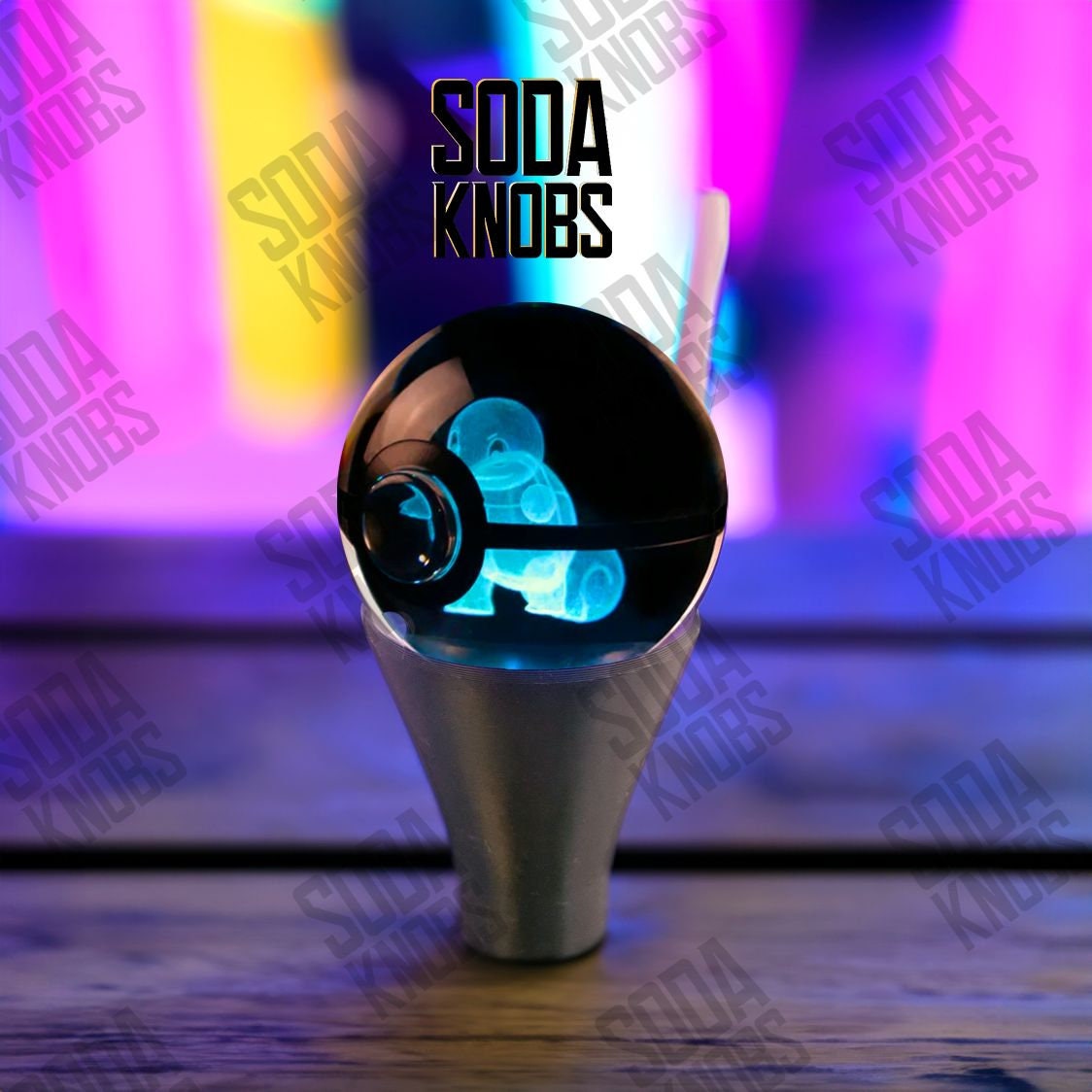 Squirtle Crystal Pokeball Shift Knob Your Drive,yourdesign Crystal ...