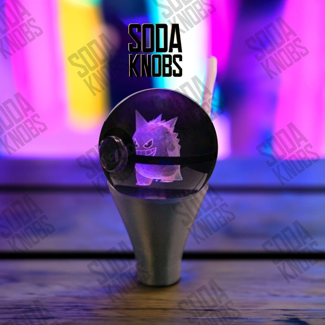 Gengar - Crystal Pokeball Shift Knob - Your Drive, your design! Crystal ...