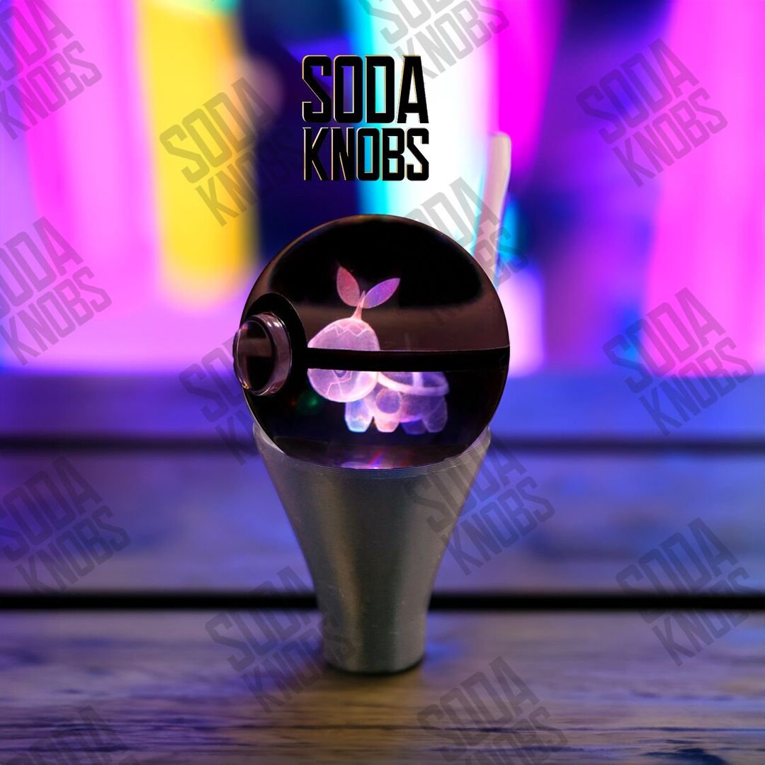 Turtwig Crystal Pokeball Shift Knob Your Drive,yourdesign Crystal ...