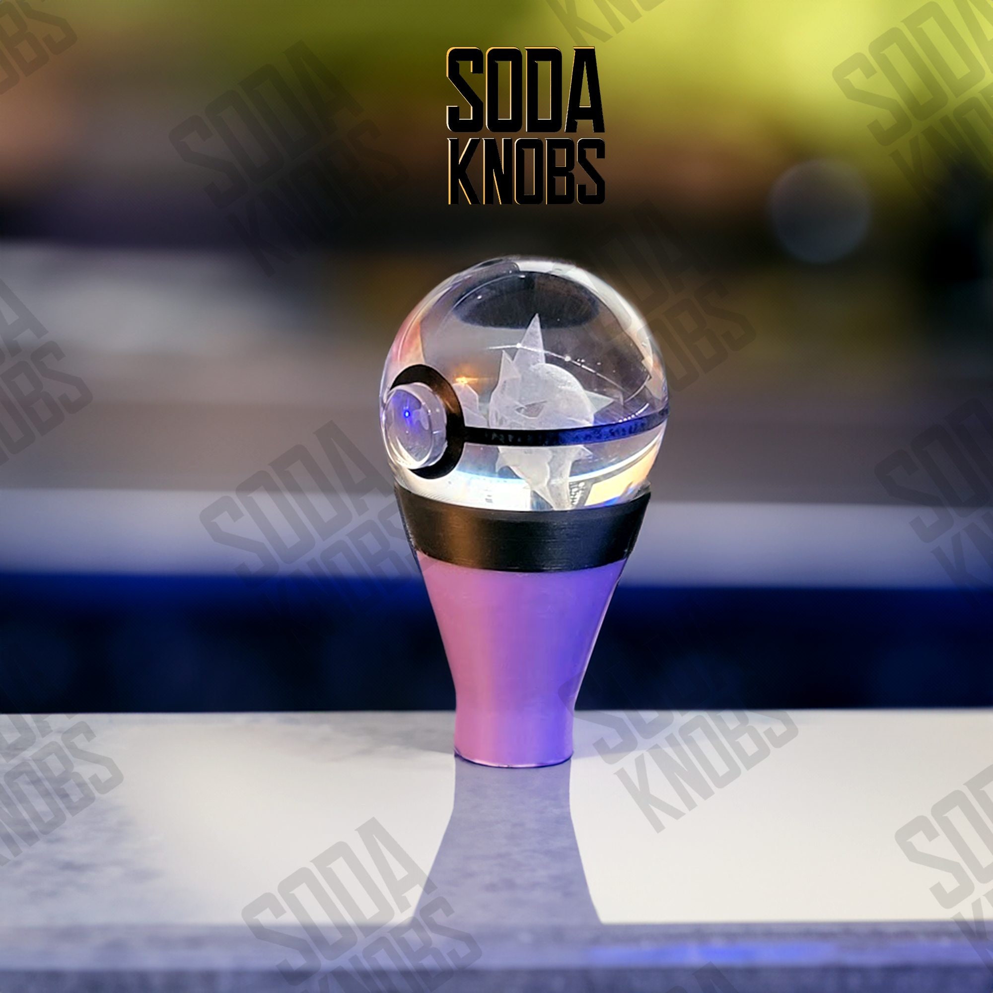 Mega Rayquaza Crystal Pokeball Shift Knob Your Drive,yourdesign Crystal ...