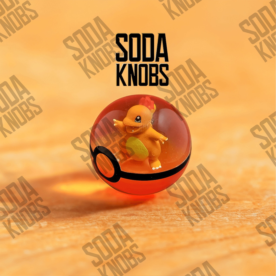 Charmander Real Life Pokeball - Authentic Hand-cast Pokeball With ...