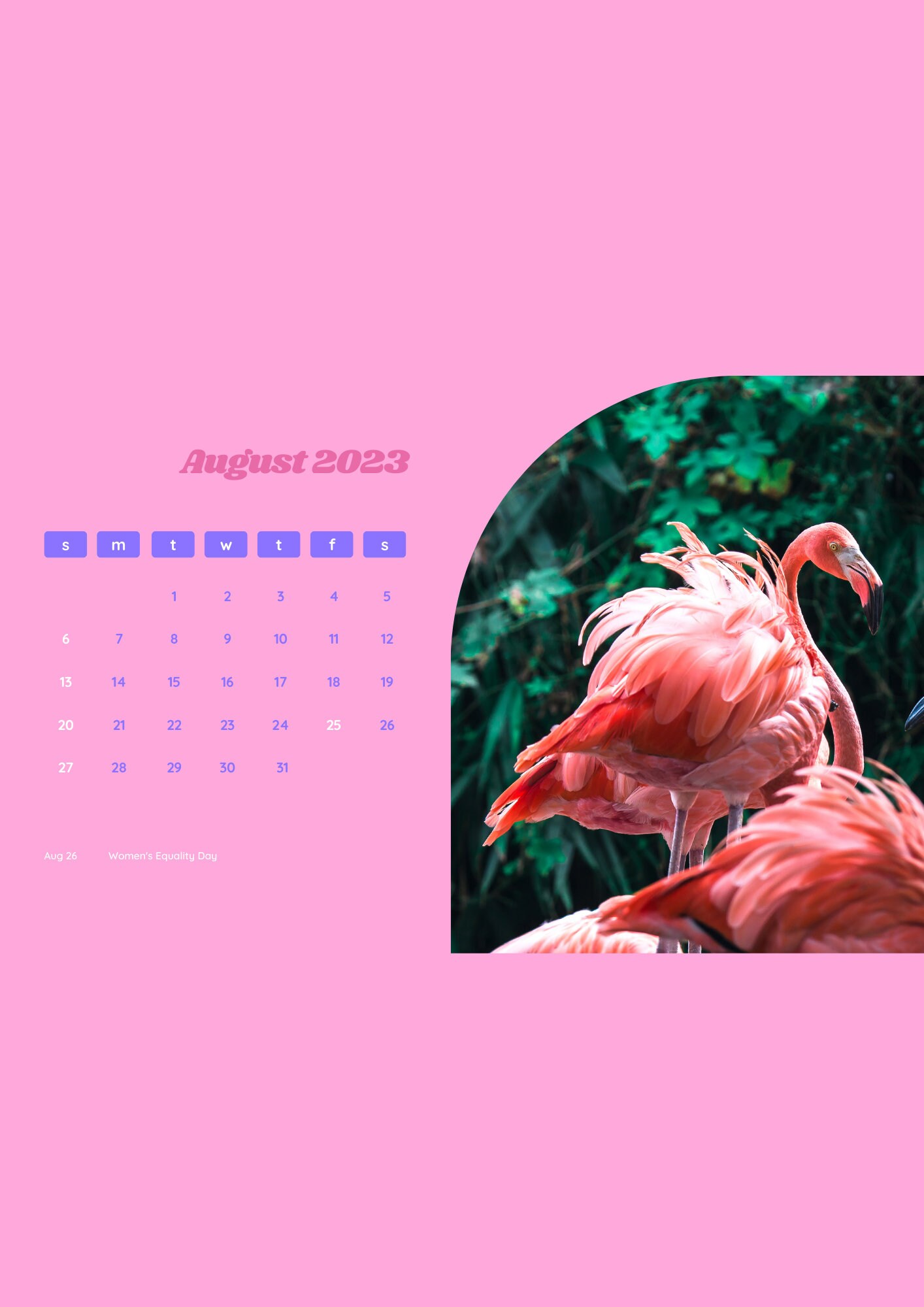 Pretty Modern Year at A Glance 2023 Yearly Calendar Printable Paper ...