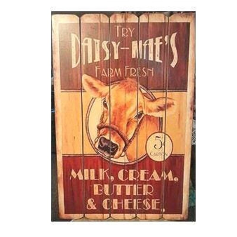 Vintage Dairy Sign - Etsy