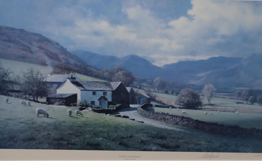 Limited Edition Signed Art Print by Peter Symonds little Langdale 25.5 ...