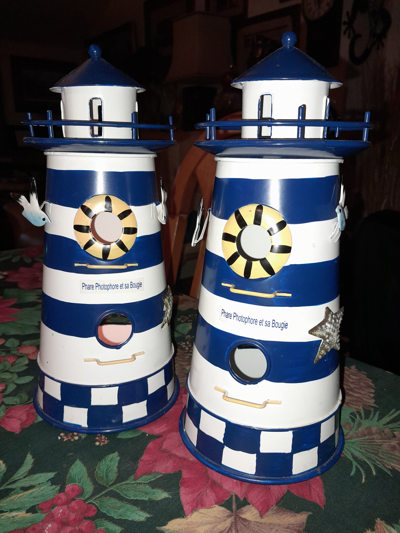 Metal Lighthouse Tealight Holder Home Decor 11.5 Collectible Tin VGC - Etsy