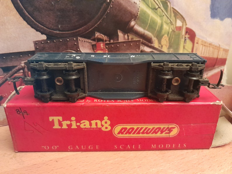 Model Railway Cement Car Boxed Tri-ang 00 Gauge R137 Paint Worn - Etsy