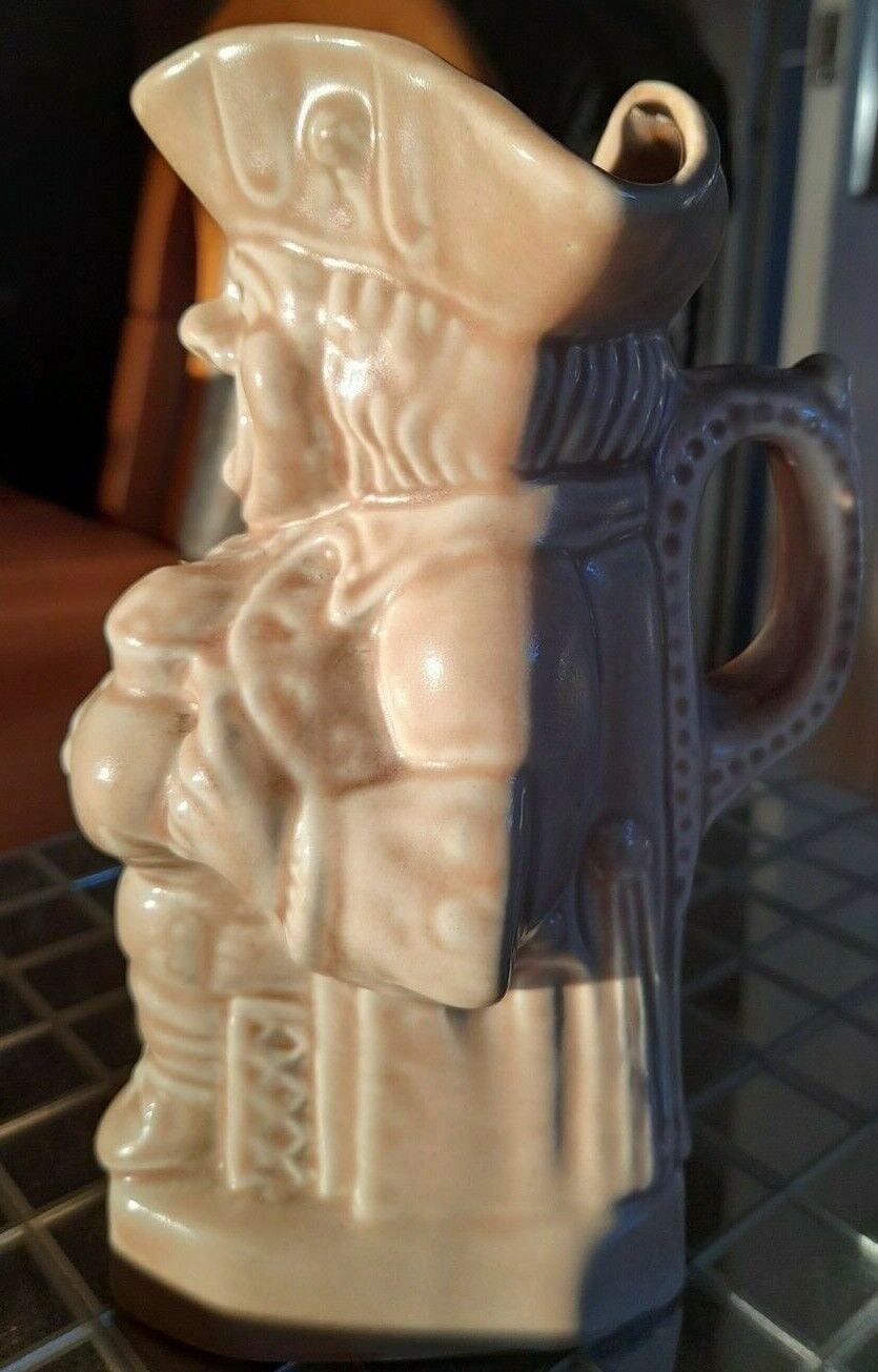Vintage Toby Jug C 1950 17cms PPC England (portland Pottery Cobridge ...