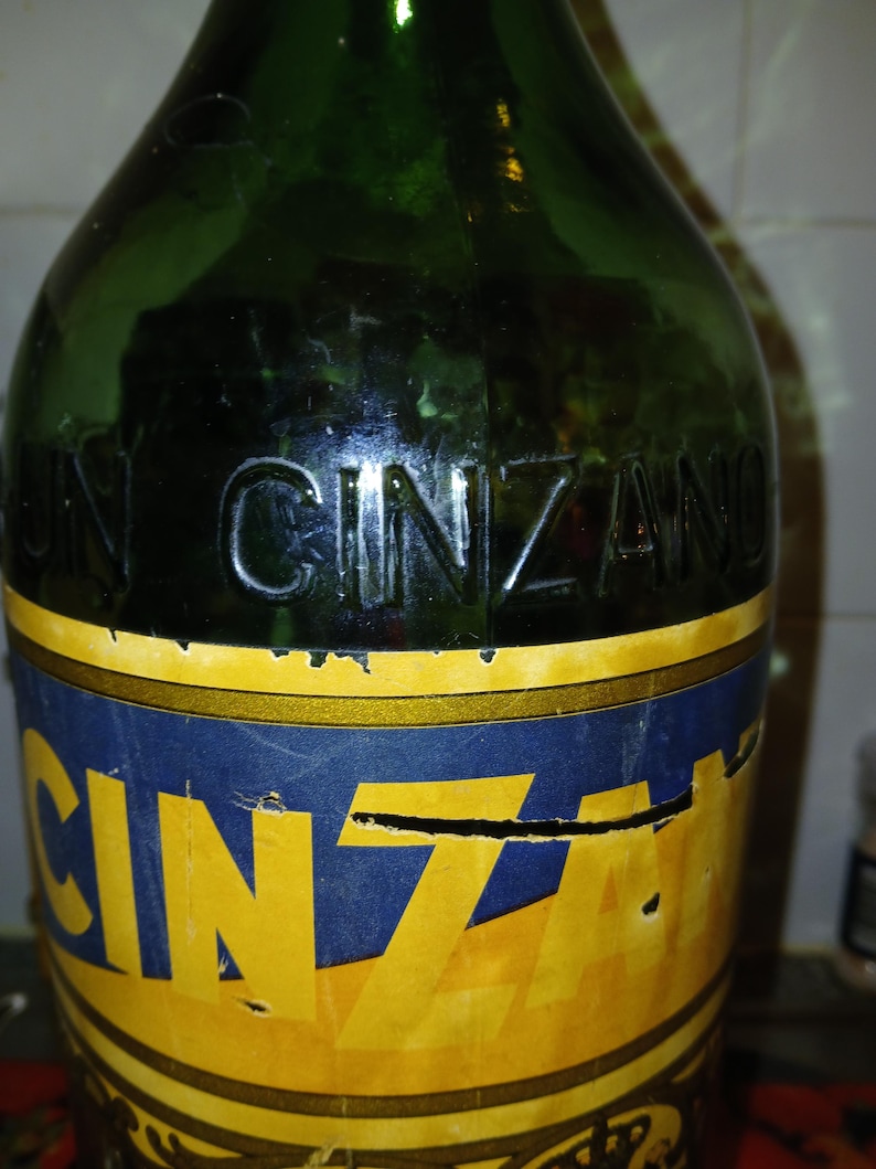 Vintage 5 Ltr Glass Rehoboam Cinzano Torino Bottle C1955 Rare Empty ...
