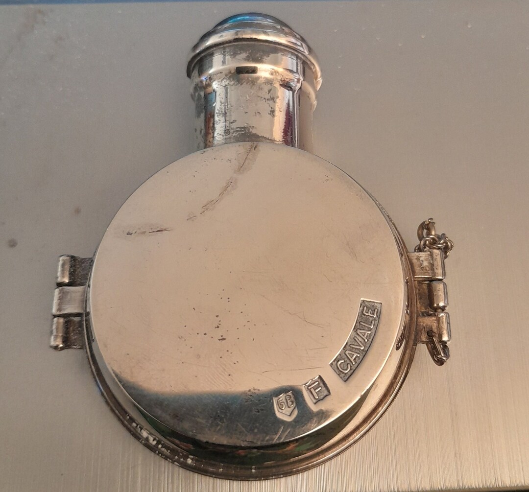 Faberge Cavale Paris Perfume Case Vintage Silver Plated - Etsy UK
