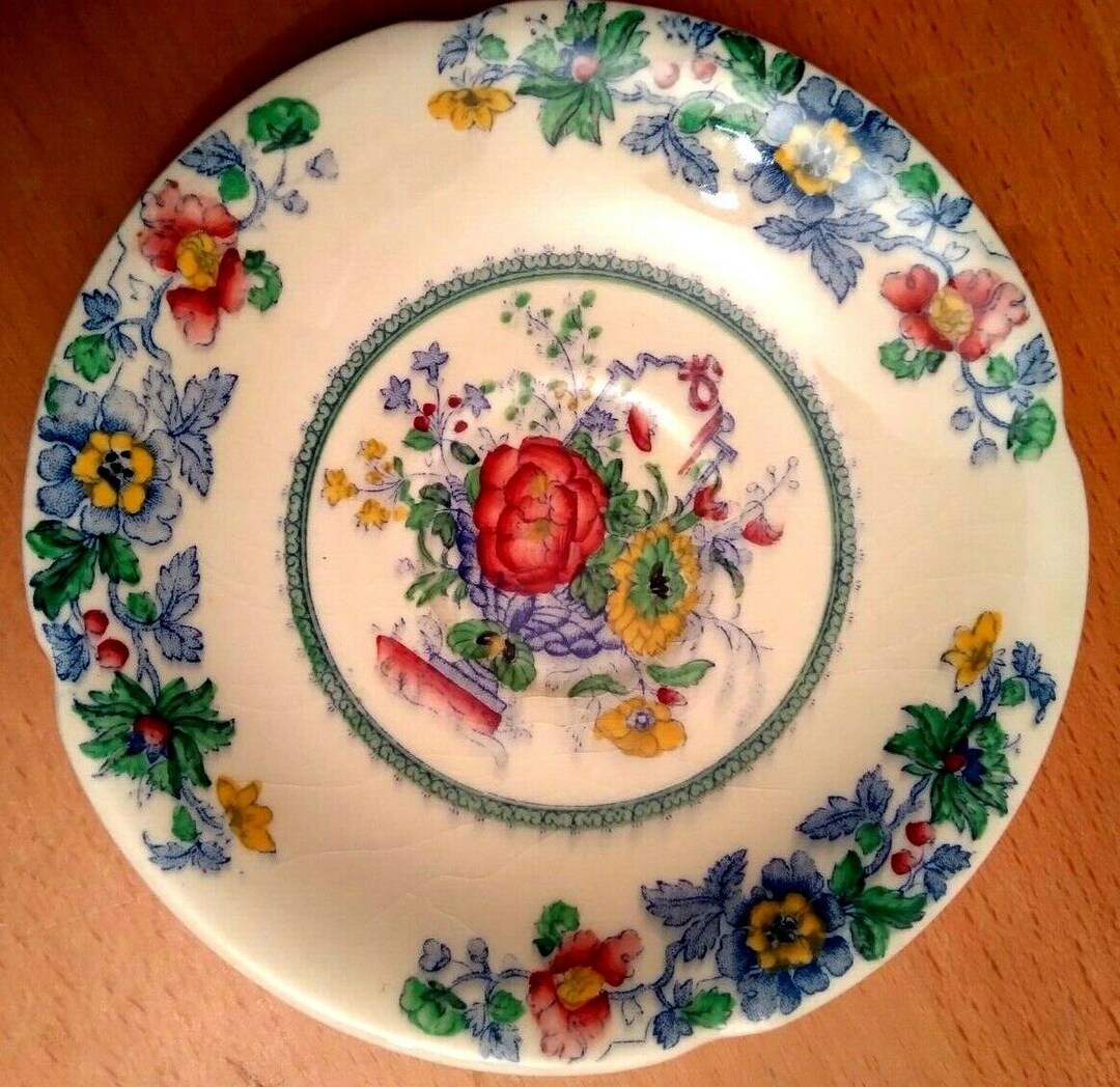 Mason's China Saucer C 1800s Floral Pattern No 4792 Patent Ironstone - Etsy