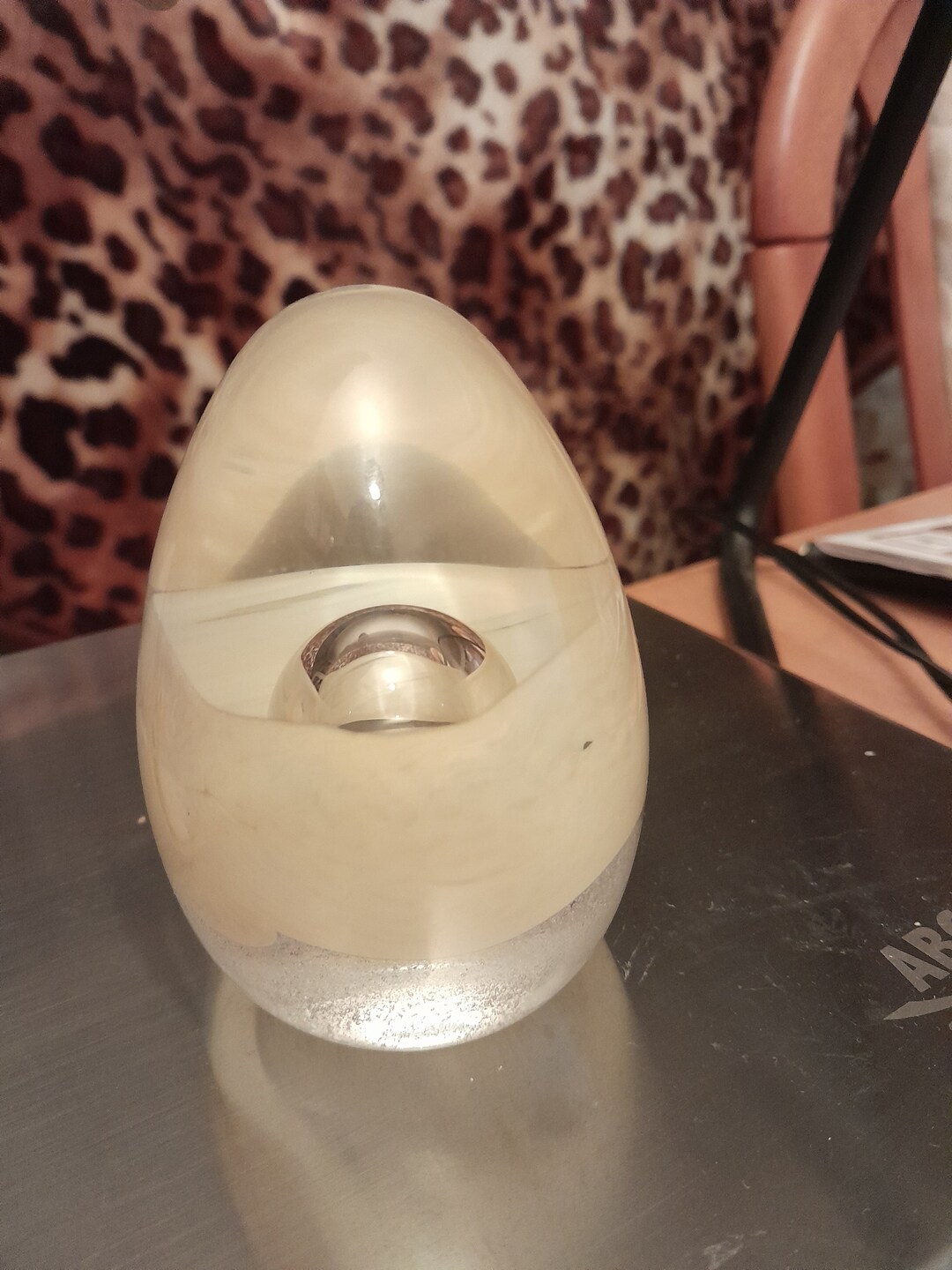 Caithness Y11545 Shoreline Paperweight Sand Coloured Oval With - Etsy