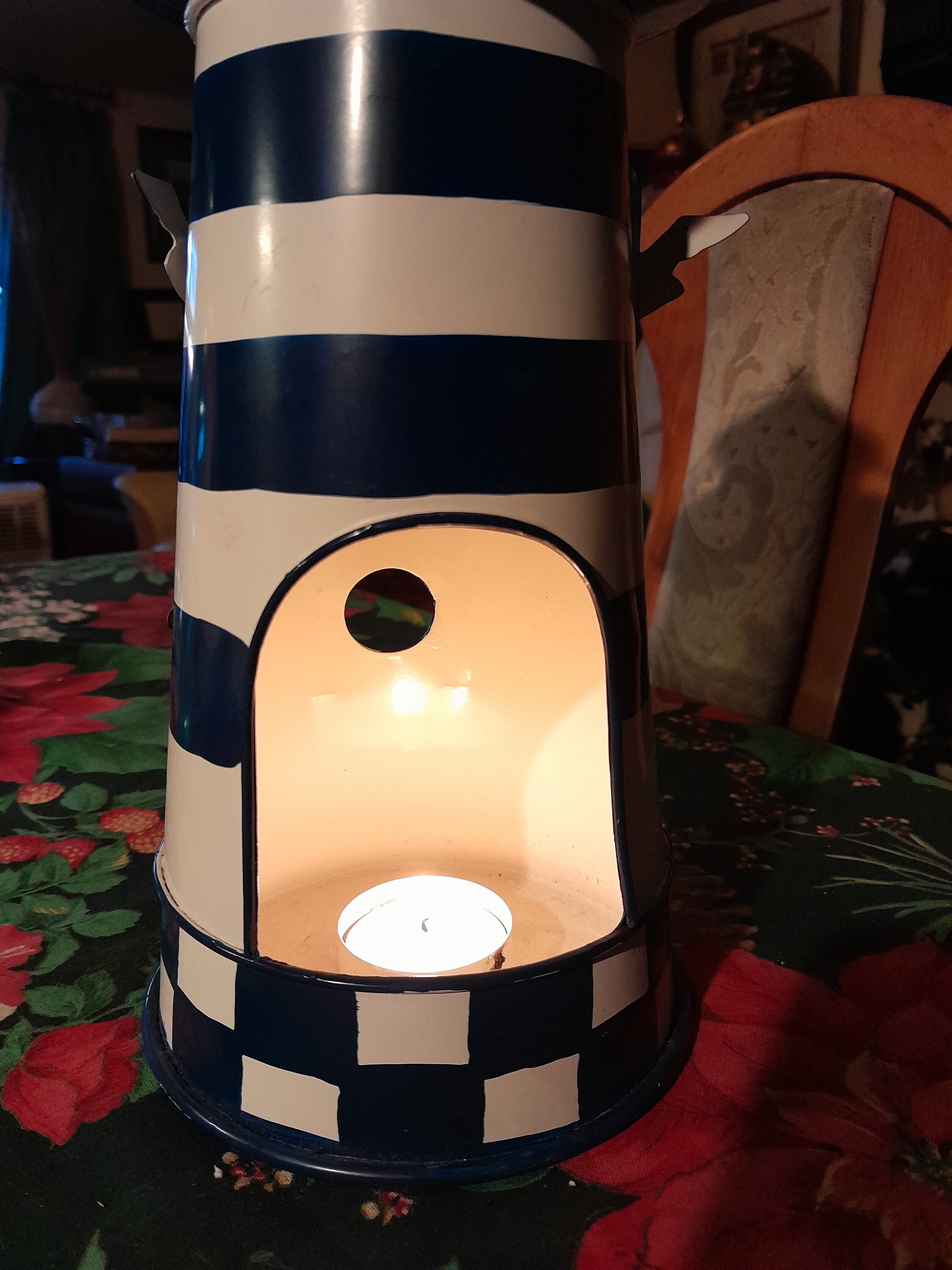 Metal Lighthouse Tealight Holder Home Decor 11.5 Collectible Tin VGC - Etsy