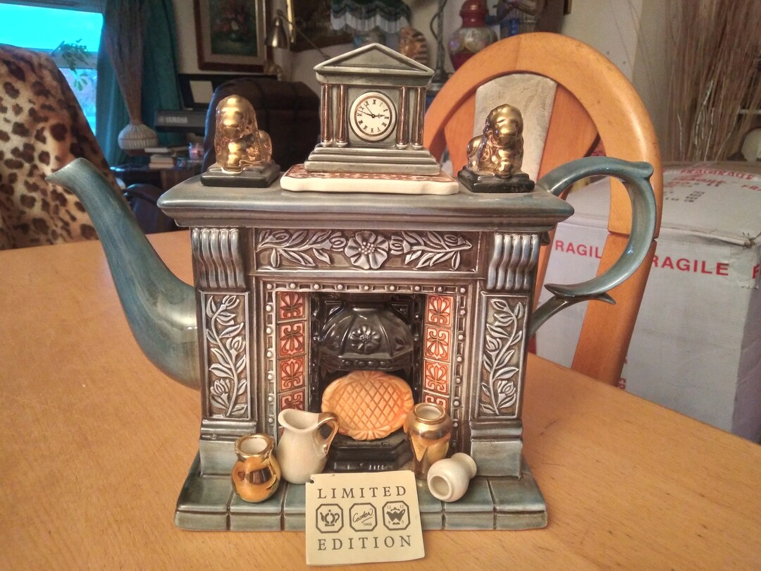Paul Cardew Limited Edition Teapot Classical Fireplace Decorative ...
