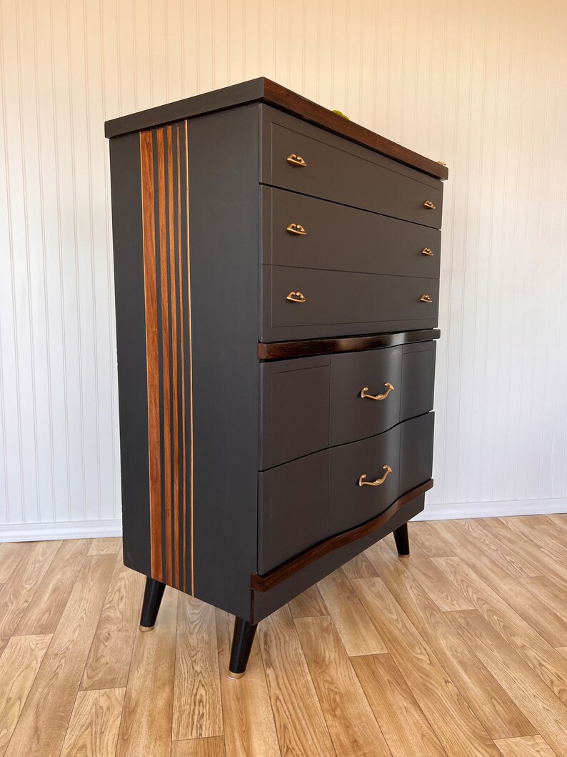 Sold*stunning MCM Mainline Dresser - Etsy