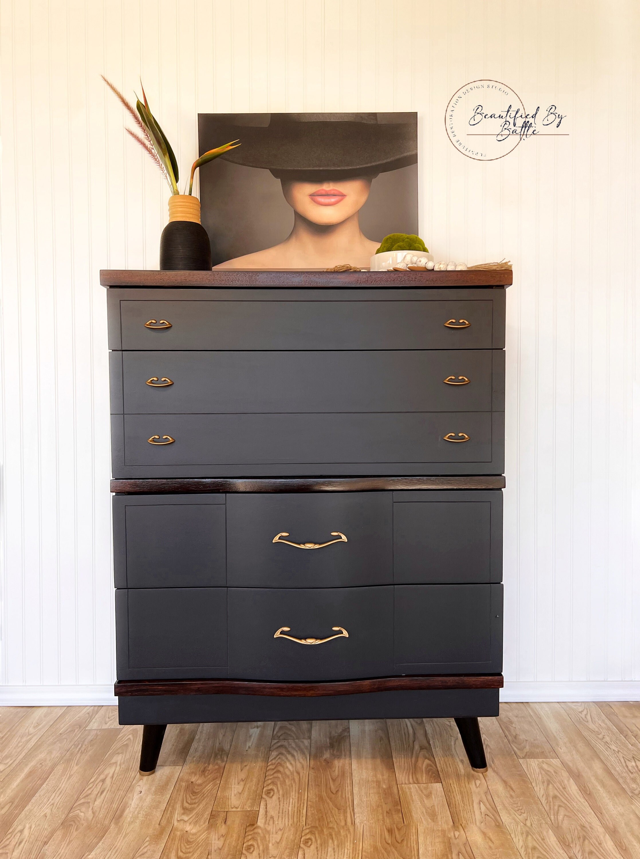 Sold*stunning MCM Mainline Dresser - Etsy
