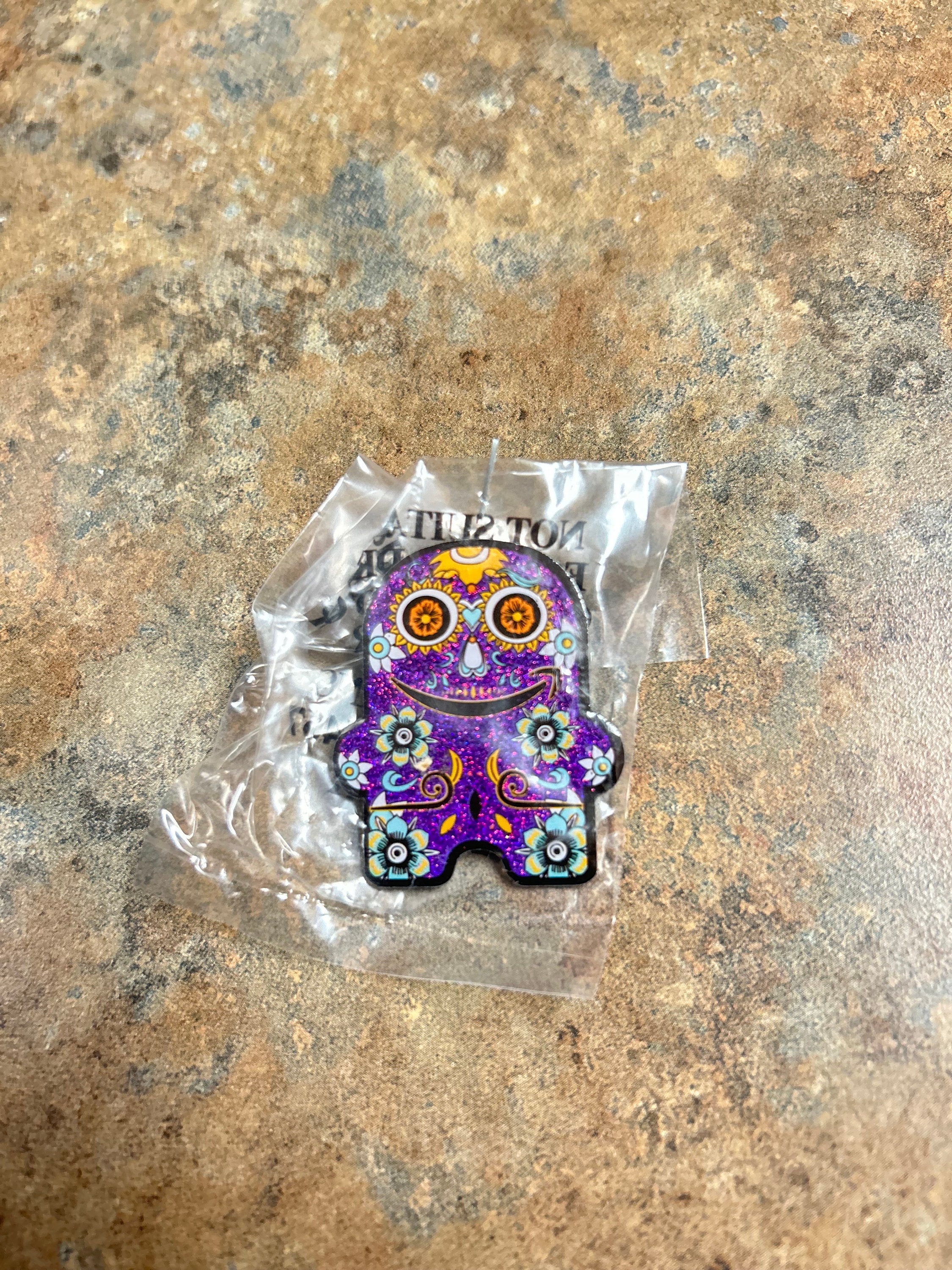 Amazon Peccy Pin Day of the Dead Pin..! Colorful,! Choose the Color You ...