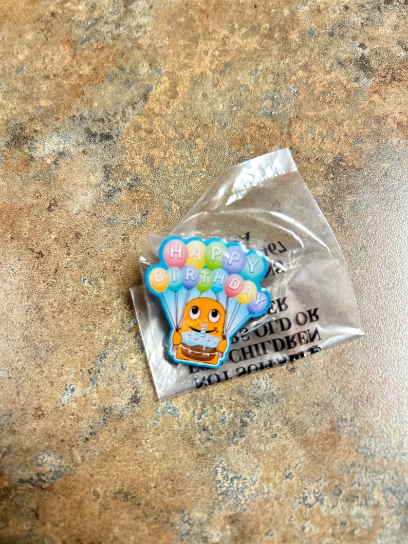 Amazon Peccy Pin ..! Happy Birthday Pin! - Etsy