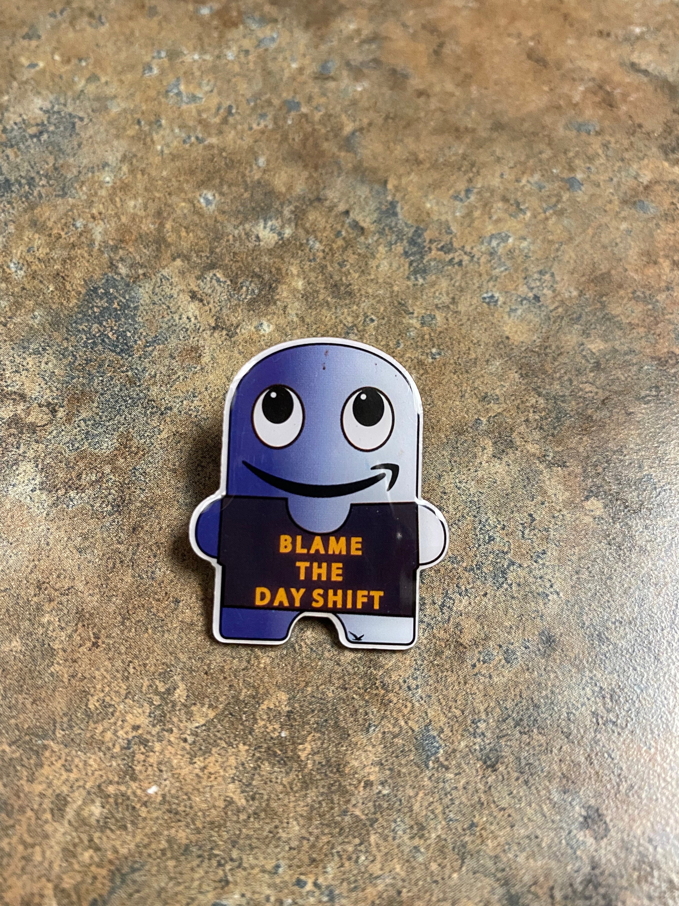 Amazon Peccy Pin Blame the Day Shift - Etsy