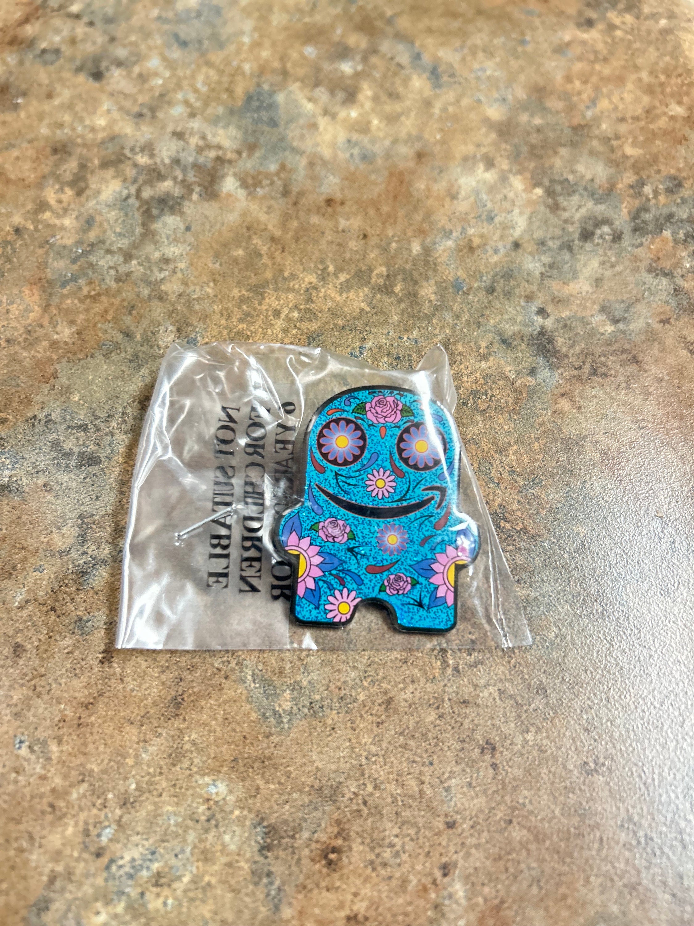 Amazon Peccy Pin Day of the Dead Pin..! Colorful,! Choose the Color You ...