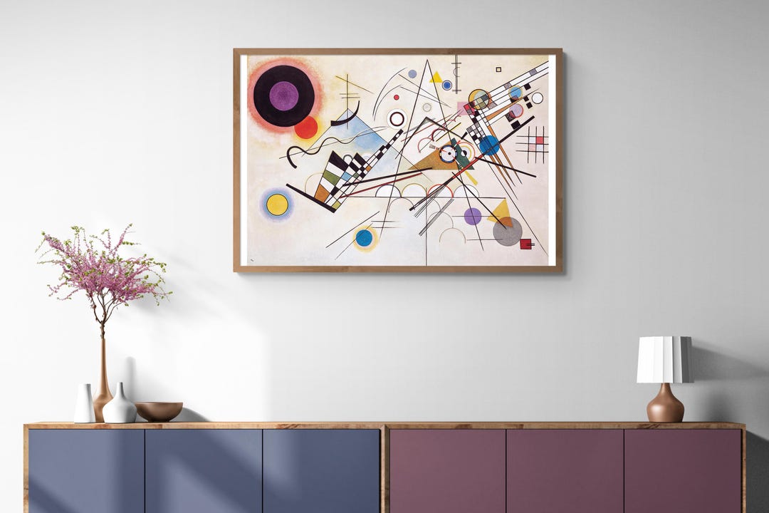 Composition VIII (1923) by Wassily Kandinsky, Abstract Sun and Earth ...
