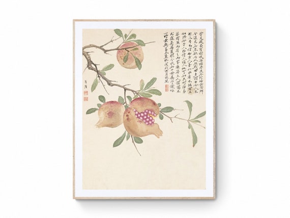 Pomegranate Flower Painting