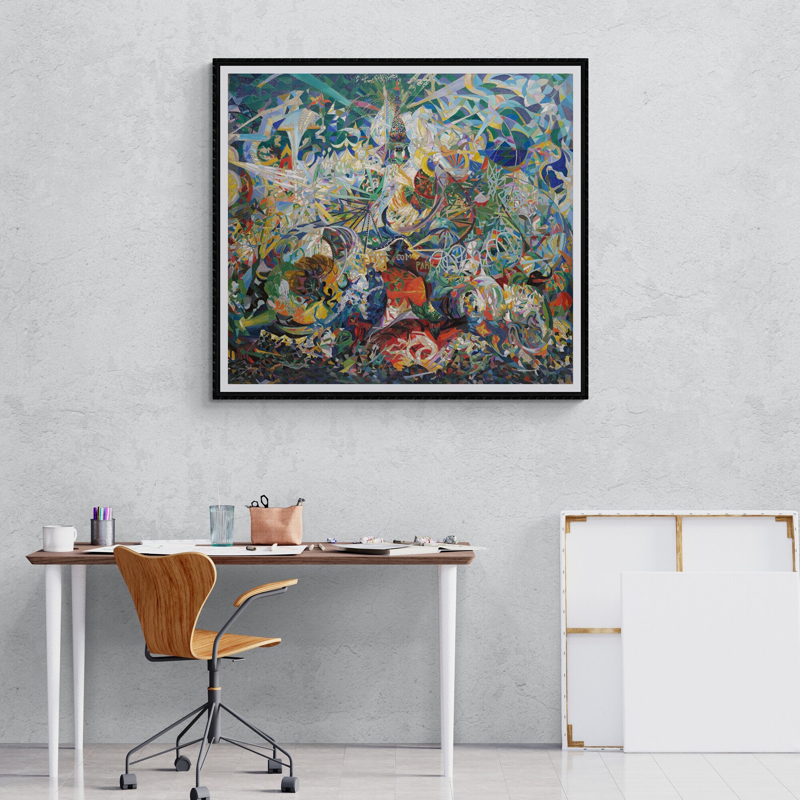 Battle of Lights, Coney Island, Mardi Gras by Joseph Stella ...