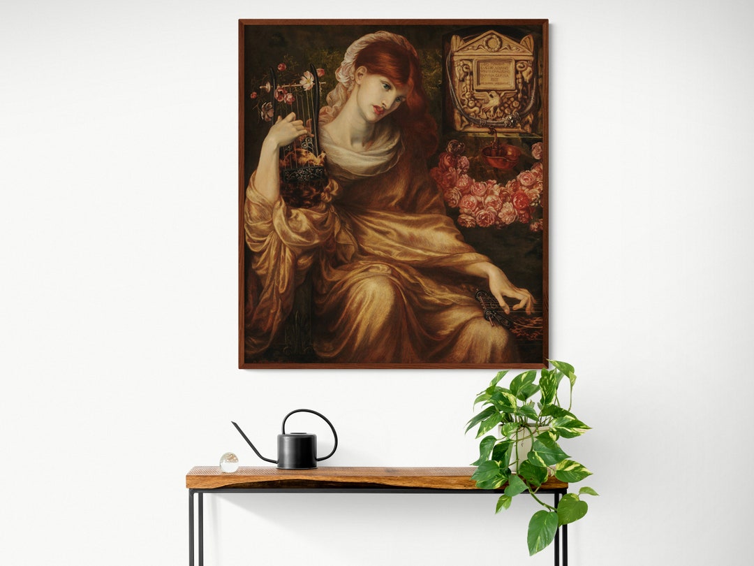 Dante Gabriel Rossetti Paintings Canvas Print Roman Widow by Dante ...