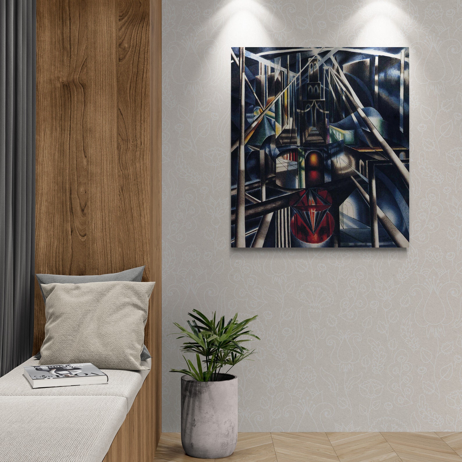 A 1920 Portrait of the Brooklyn Bridge by Joseph Stella, Abstract ...
