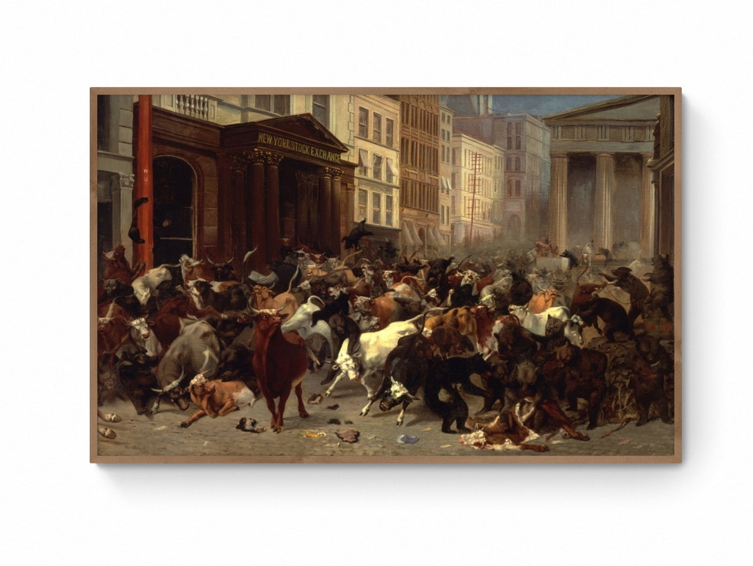 The Bulls and Bears in the Market Painting by William Holbrook Beard ...