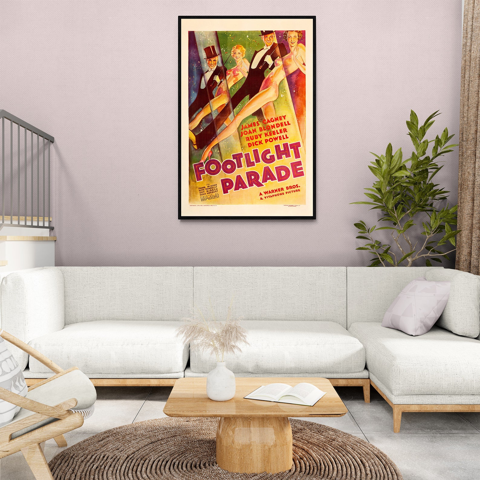 Antique Vintage Theatrical Poster - Footlight Parade, Vintage 1930s ...