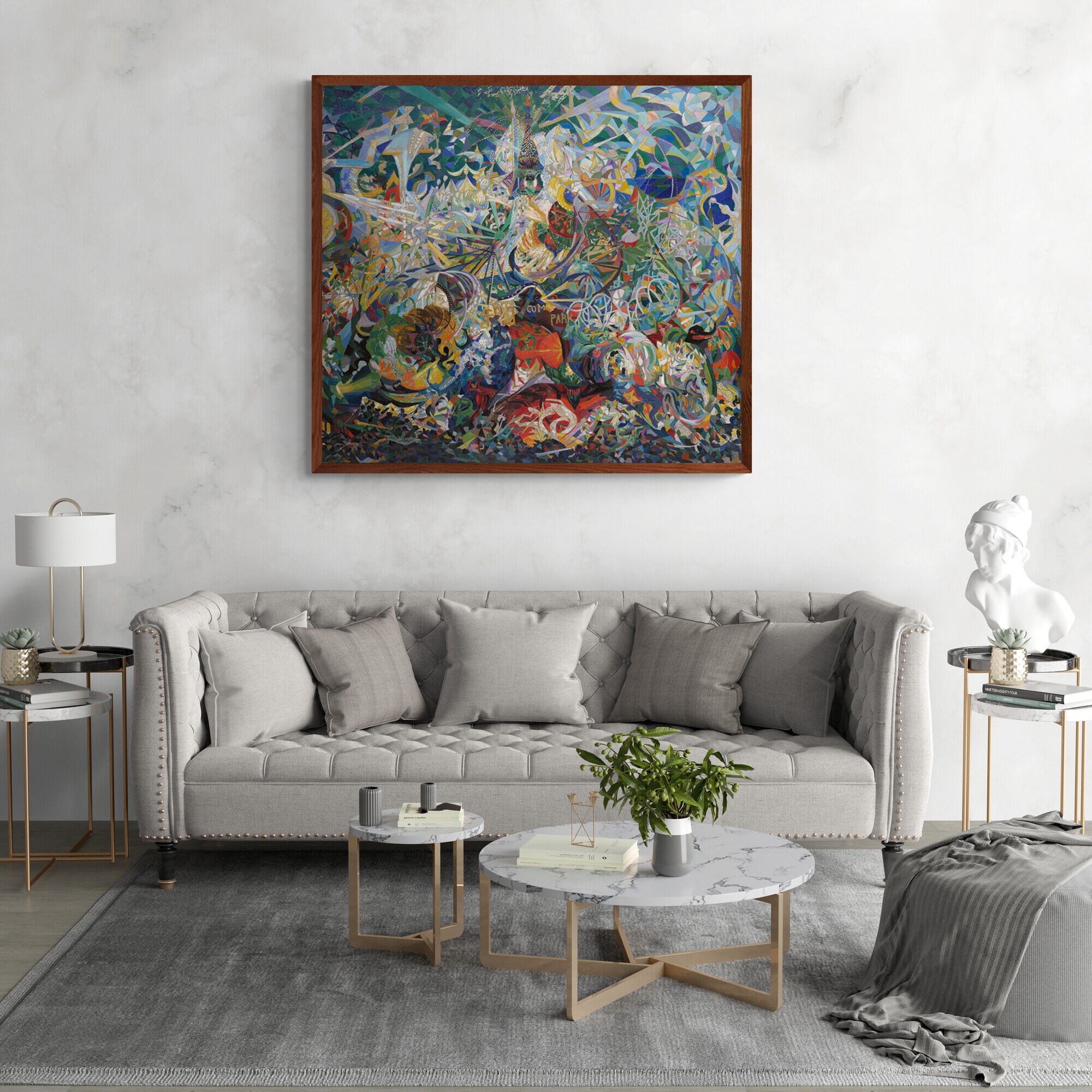 Battle of Lights, Coney Island, Mardi Gras by Joseph Stella ...