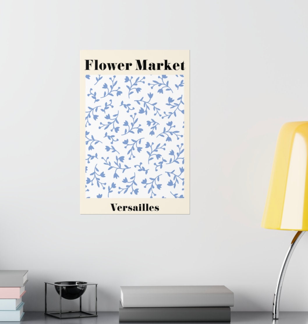 Versailles Flower Market Digital Print, Flower Market Poster ...