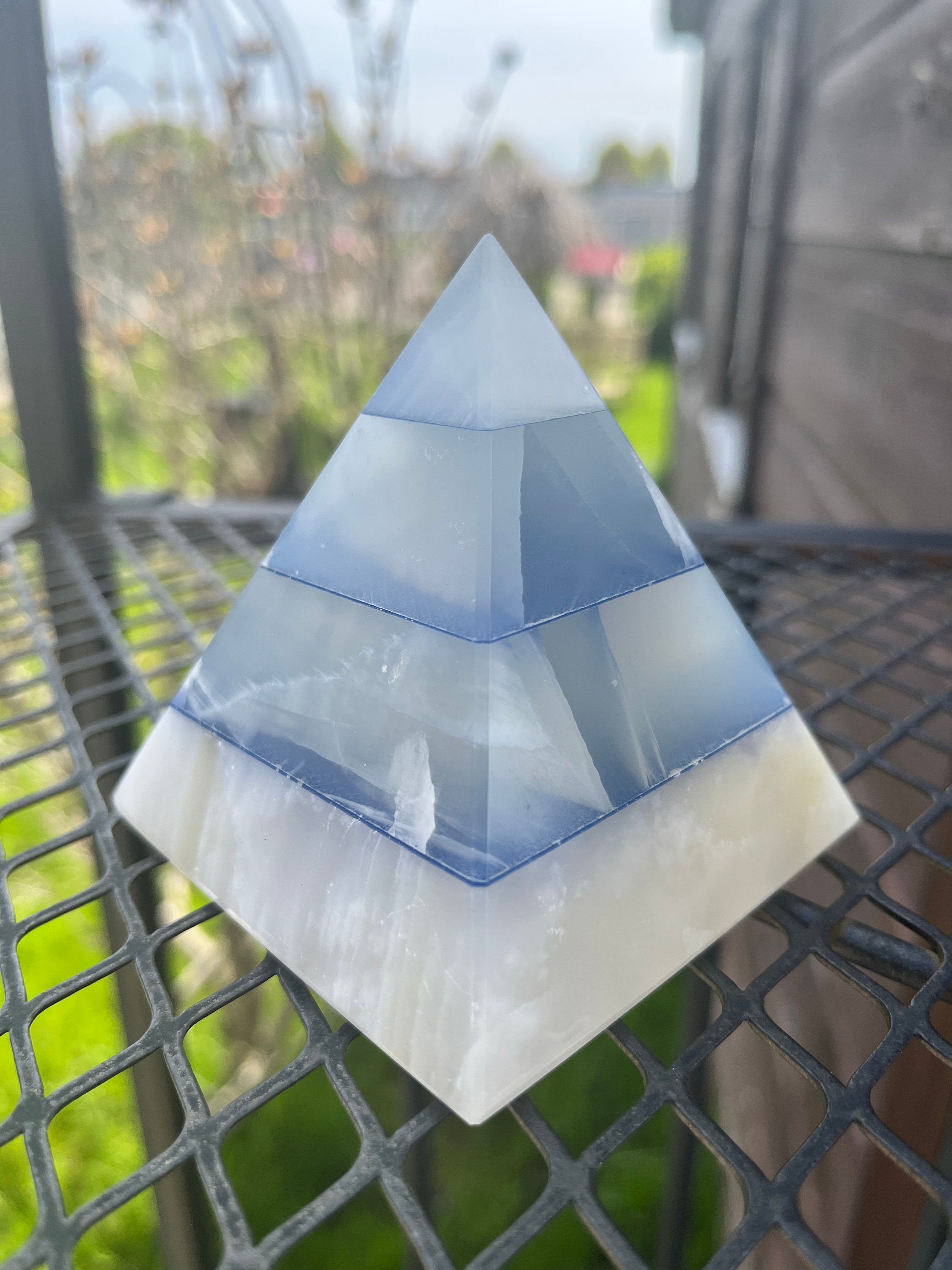 Agate Crystal Pyramid - Etsy