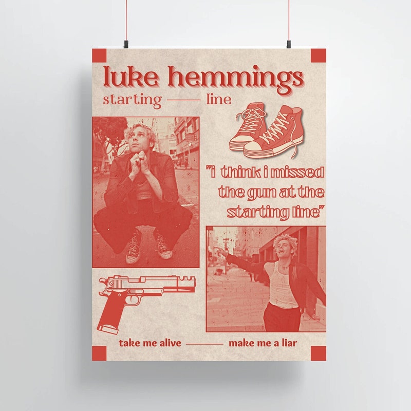 Luke Hemmings - Etsy