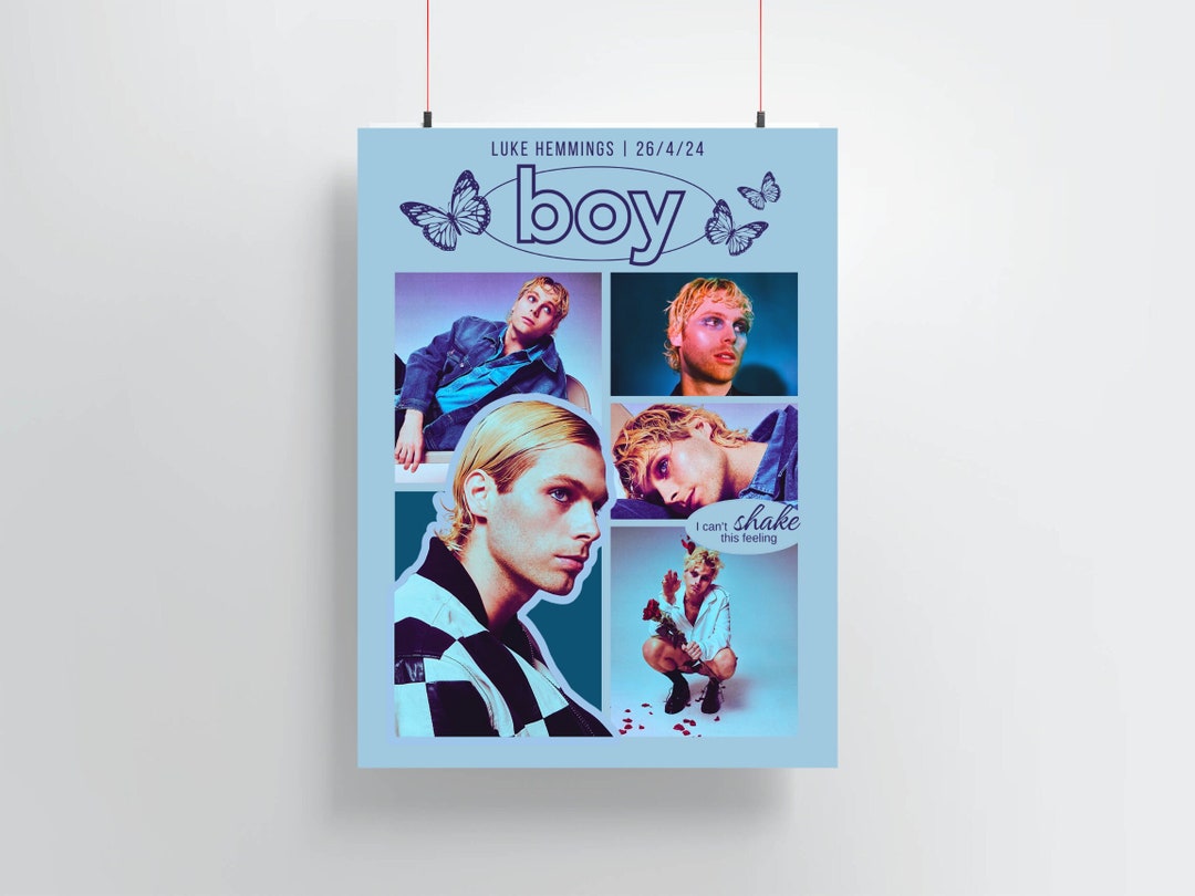 Luke Hemmings Boy Digital Poster | Boy by Luke Hemmings | Boy Digital ...